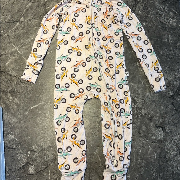 baby blue bamboo | One Pieces | Dirt Bike Bamboo Sleeper 824m | Poshmark